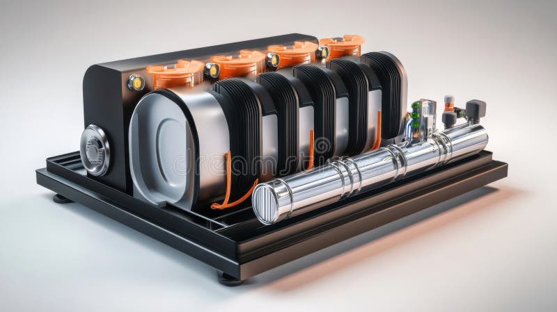 A Close Up of a Machine with a Bunch of Different Parts Stock ...