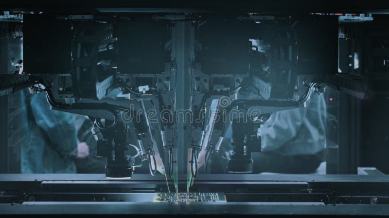 Components on Circuit Board. Graphics Processing Unit, GPU Processor. Artificial Intelligence ...