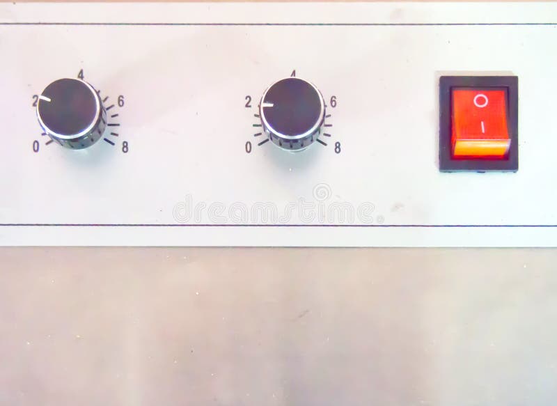 Close Up Machine Switch,on-off Stock Photo - Image of launch, plastic ...
