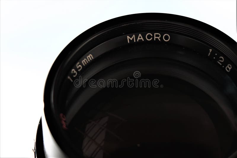 Close Up of a Macro Lens for Digital Camera. Stock Photo - Image of ...