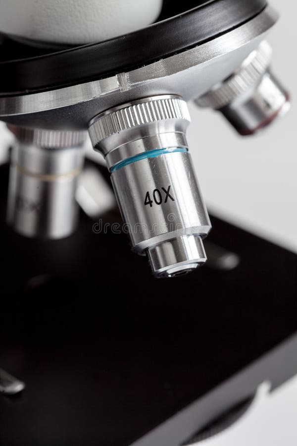 Close Up Macro Microscope on White Background Stock Photo - Image of ...