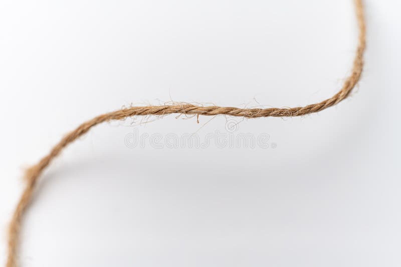 Close Up Macro Shot of Abstract Simple Thread Isolated Stock Photo ...