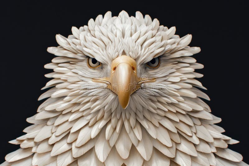 Close-up of a Majestic Bald Eagle S Head, Its Sharp Gaze and Intricate ...
