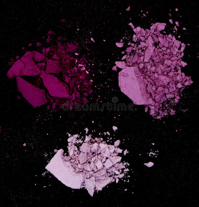 Make-up Powder, Lipstick Isolated on White Background Stock Photo ...