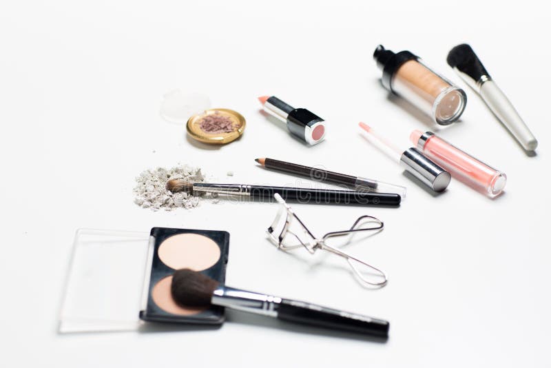 Close up of makeup stuff stock photo. Image of cosmetics - 64656360