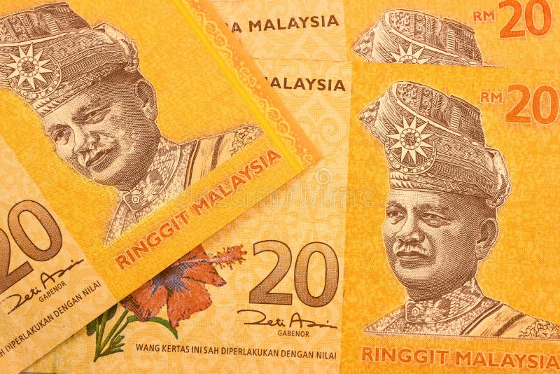 Close Up Malaysia Ringgit Currency Note MYR Stock Image - Image of bank ...