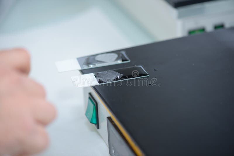 Close Up Male Hand Reaching Electronic Device Stock Image - Image of ...