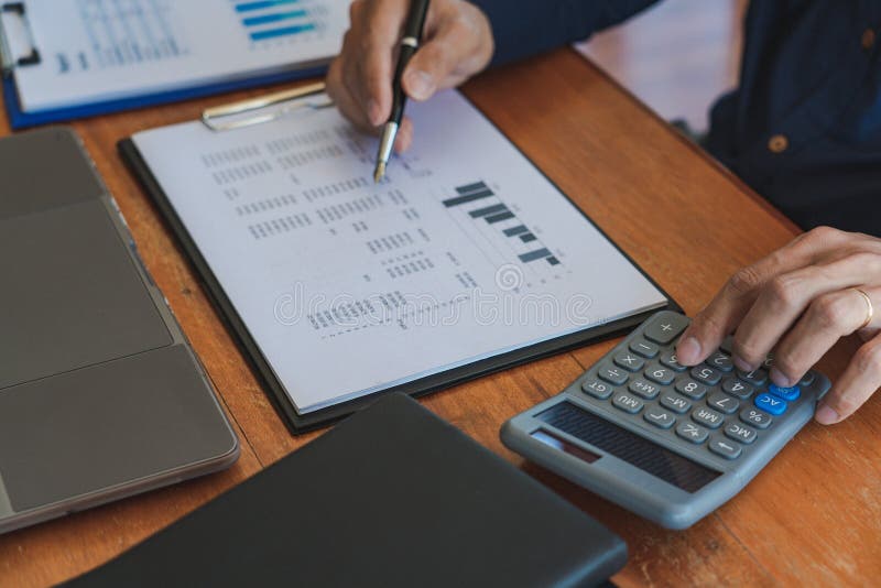 Man Writing Emails on Mockup Laptop Stock Photo - Image of traditional ...
