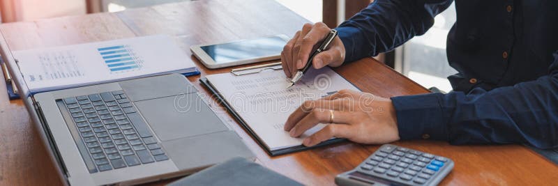 Man Writing Emails on Mockup Laptop Stock Photo - Image of traditional ...