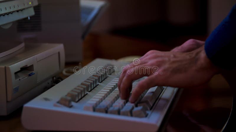 Old fashioned typing stock image. Image of blank, touch - 630063