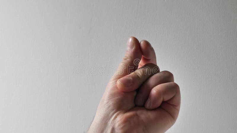 Hand with Snapping Fingers on Green Screen Background Stock Footage ...