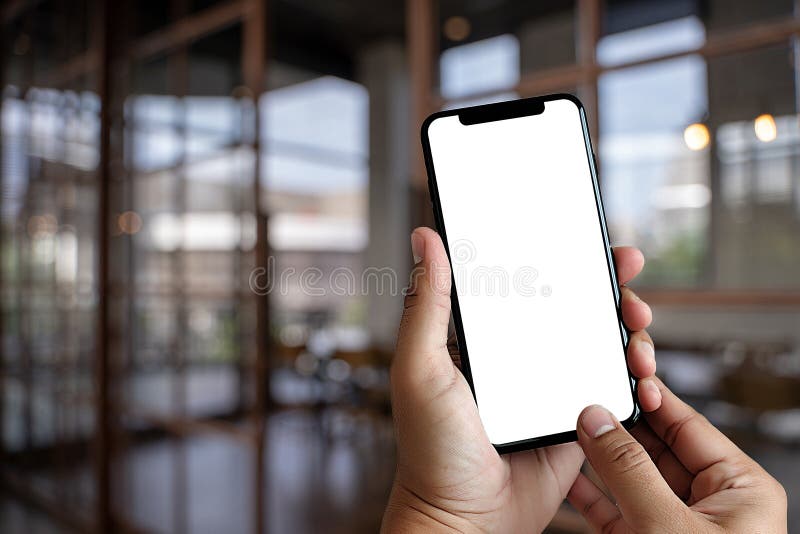 Close Up Man Hands Using Smart Phone Technology and Phone Techno Stock ...