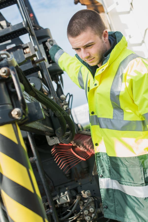 Close up man loading works stock photo. Image of load - 258549122