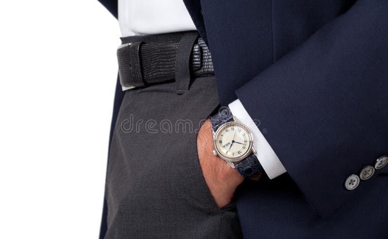 Close Up of a Man S Hand Wearing a Watch Stock Photo - Image of hand ...