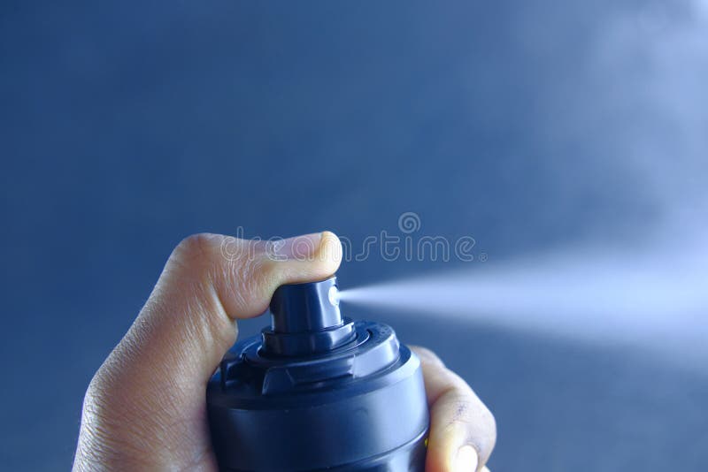 Close Up of Man and Spraying Deodorant Stock Image - Image of muscular ...