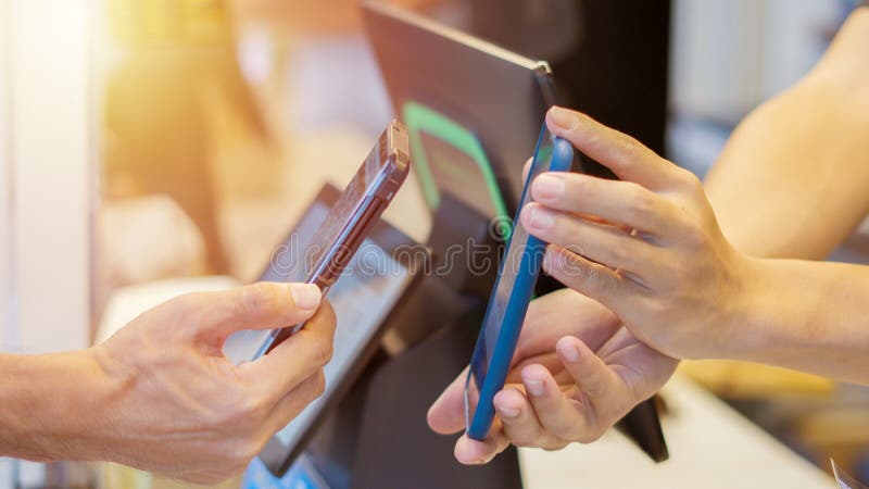 Man Uses Mobile Phone To Scan Qr Code Stock Photos - Free & Royalty ...