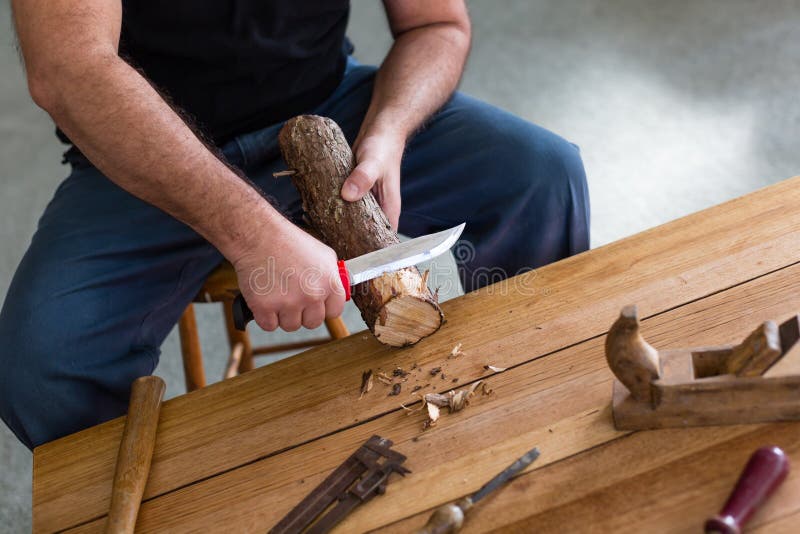 Woodwork Project Making Three Rustic Wooden Tea Light Candle Holders ...