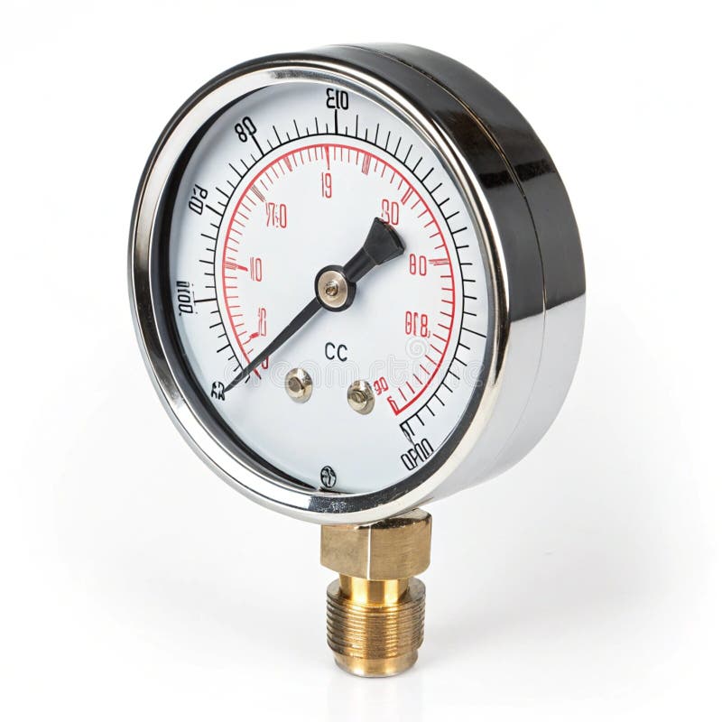Manometer Instrument Isolated on White Background Stock Illustration ...