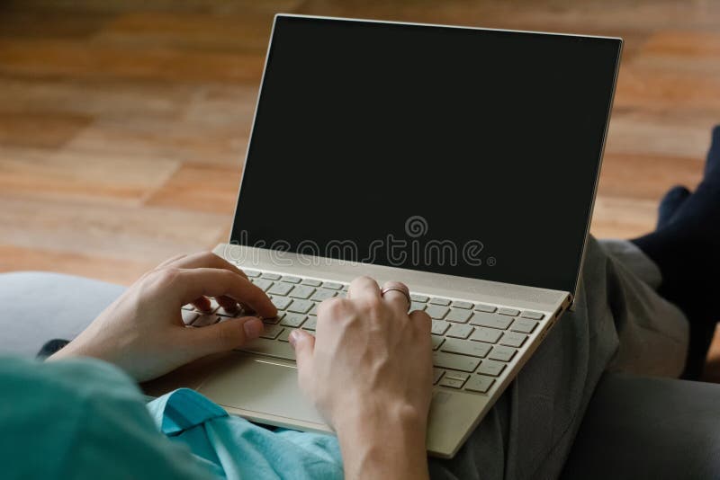 Close Up Mans Hands Programming on Laptop. Close Up Laptop Screen ... Close Up Mans Hands Programming on Laptop. Close Up Laptop Screen ...