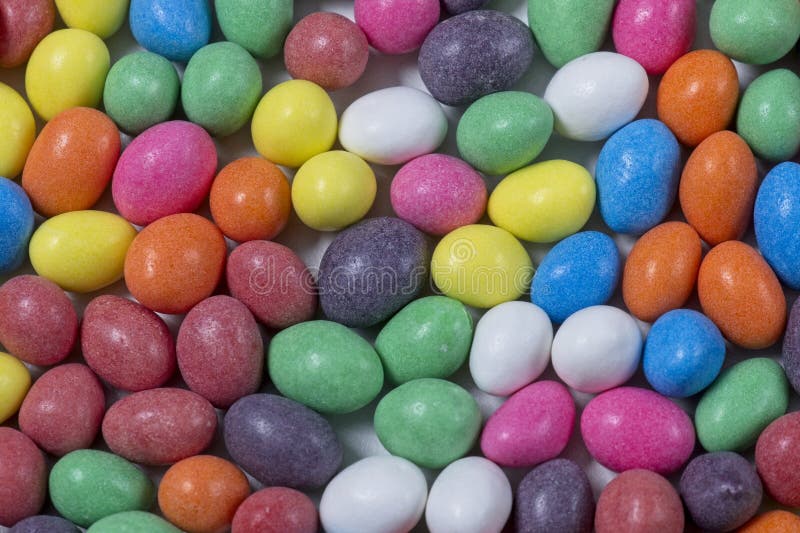 Close Up of Many Colored Chocolate Coated Peanuts Stock Photo - Image ...
