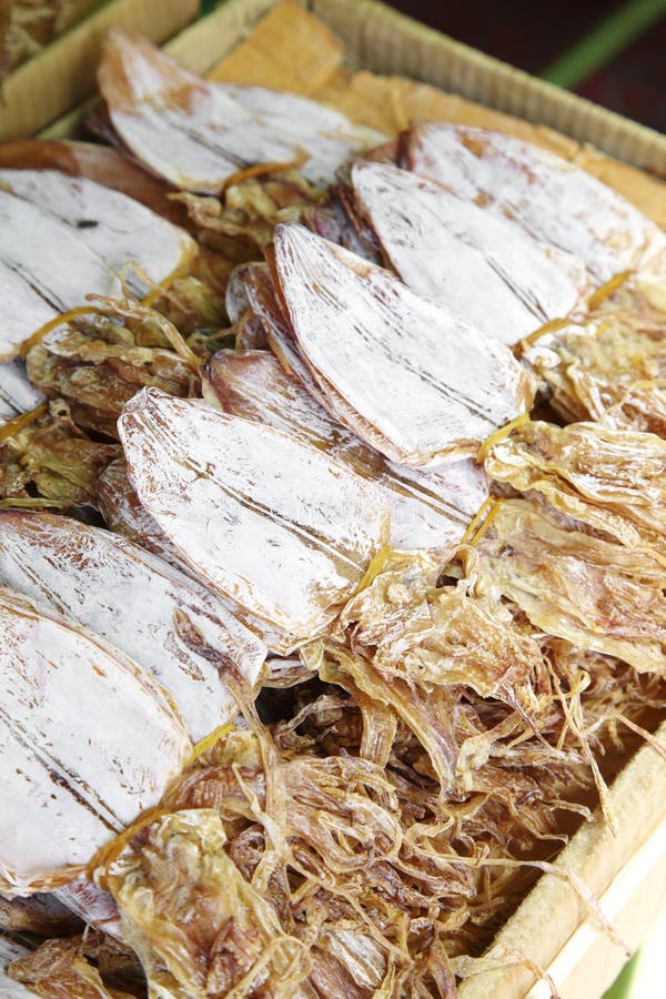 Close Up Dried Squid Thai Squid , Thai Seafood Stock Photo - Image of ...