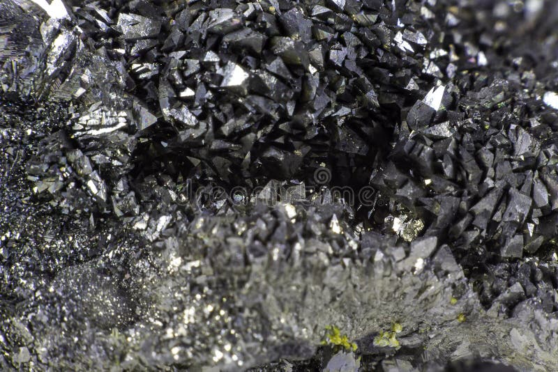 Close Up on a Marcasite Mineral Stone Stock Image - Image of beautiful ...