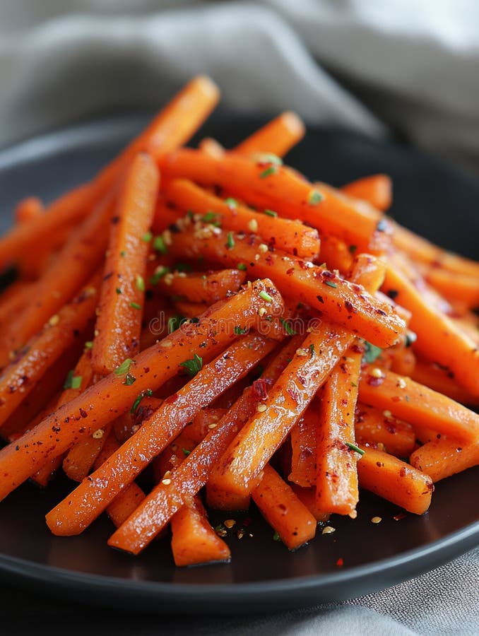 Close Up of Marinated Carrot Sticks Stock Image - Image of food, herbs ...