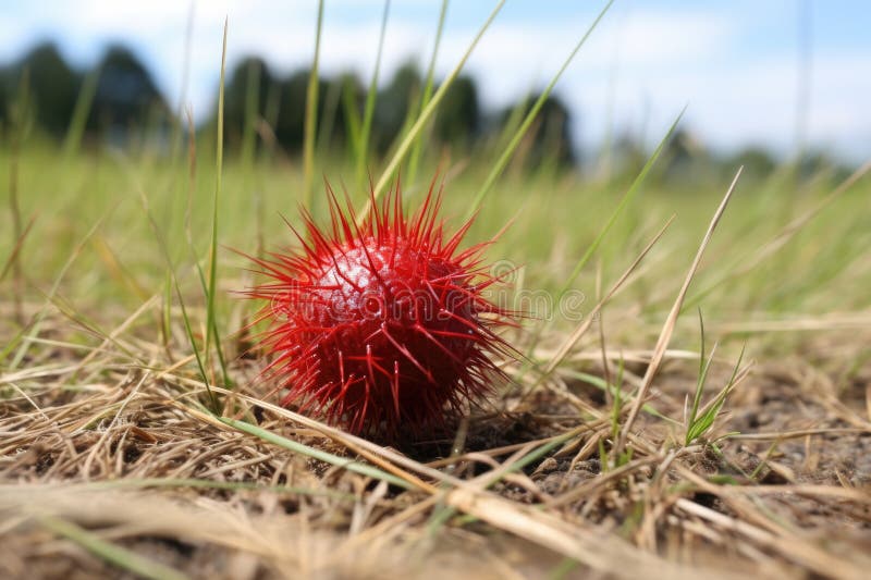 Close-up of a Marn Grook Ball on Grass Field Stock Photo - Image of ...