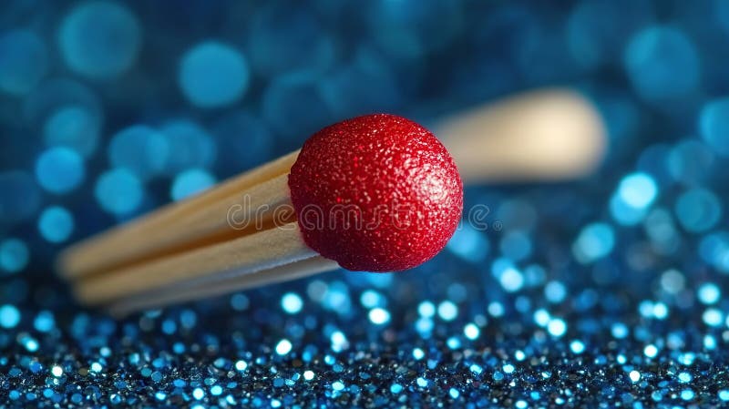 Close-up of a match head stock photo. Image of igniter - 377019226