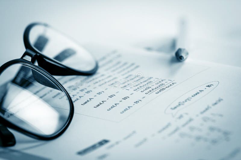 Math book stock photo. Image of formula, closeup, mathematical - 54589756