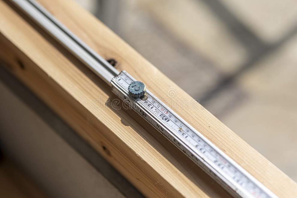 Close up of measure stock image. Image of pillar, person - 371941511