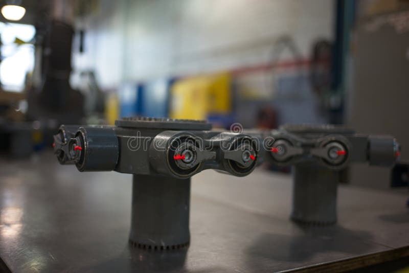Close-up of Mechanical Components in Workshop Stock Photo - Image of ...