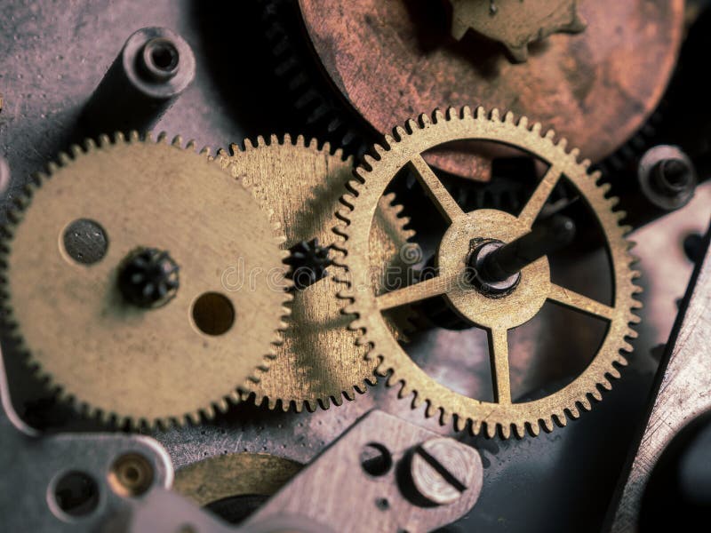 Close-up of a Mechanical Device with Gears and Teeth, Demonstrating the ...
