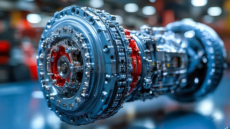 Detailed Engineering Diagram Complex Engine System Stock Photos - Free ...