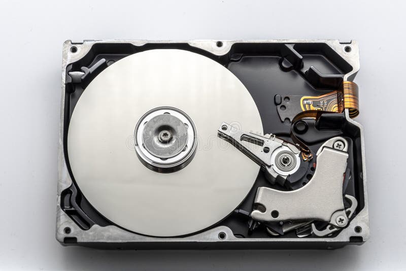 Mechanical Hard Disk Drive HDD Stock Photo - Image of concept ...