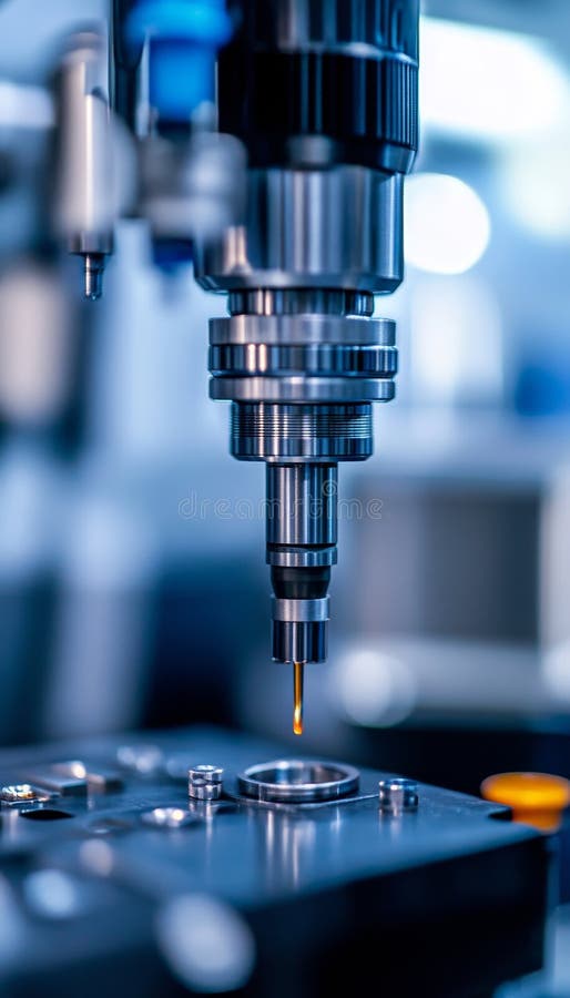 Close Up of Medical Device Calibrating with Precision and Care Stock ...