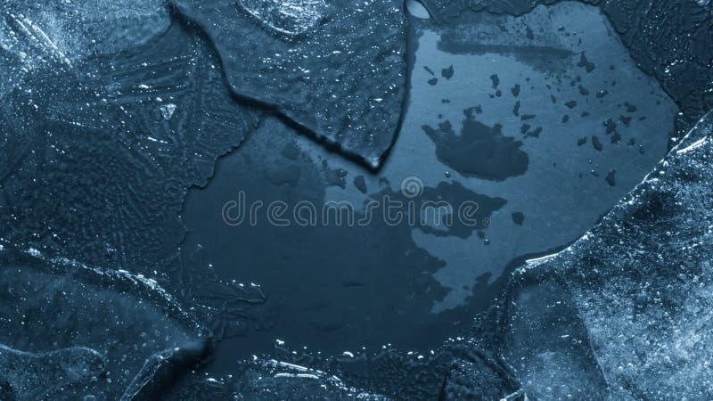 Close-up of Melting Ice Texture. Stock Footage - Video of frozen ...