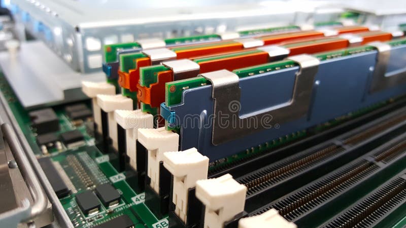 Close up memory socket stock photo. Image of close, memory - 72330314