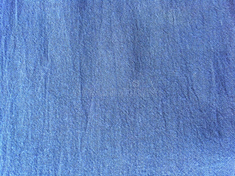 Close Up Mesh Fabric Texture. Blue Soft Cotton Surface Background ...