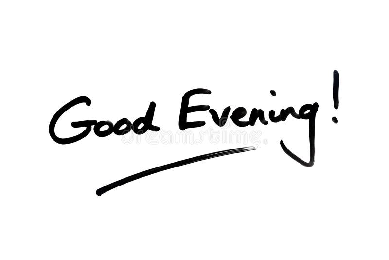 Good Evening Stock Illustrations – 9,278 Good Evening Stock ...