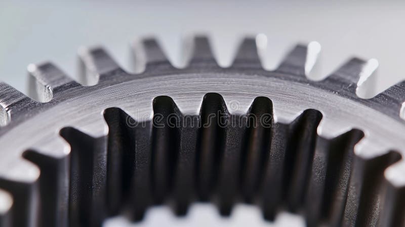 Shiny Metallic Gear Symbolizing Machinery Engineering Stock Photos ...