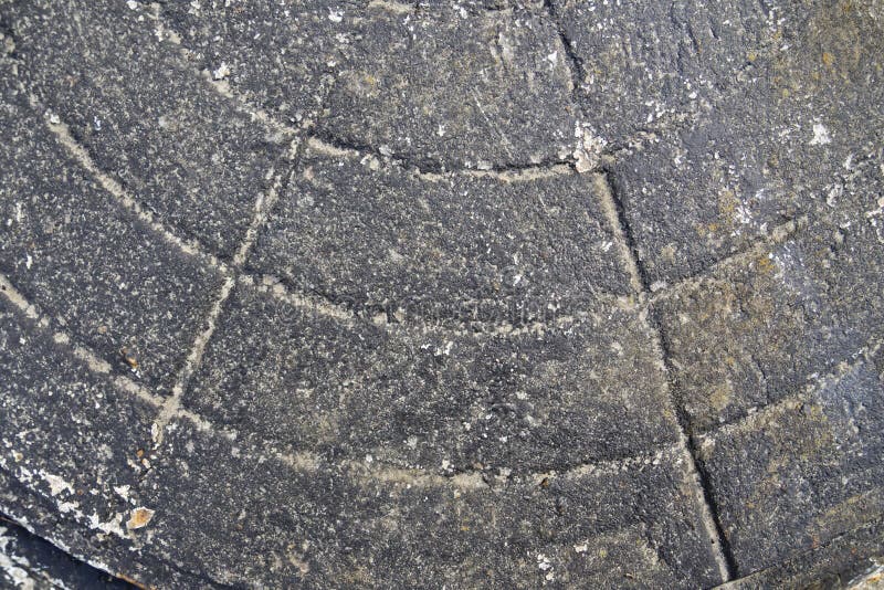 Close-up Metal Manhole Cover, Texture Background, Top View Stock Photo ...