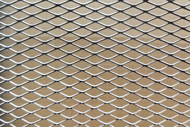 Close up of metal net stock photo. Image of linkage - 210166360