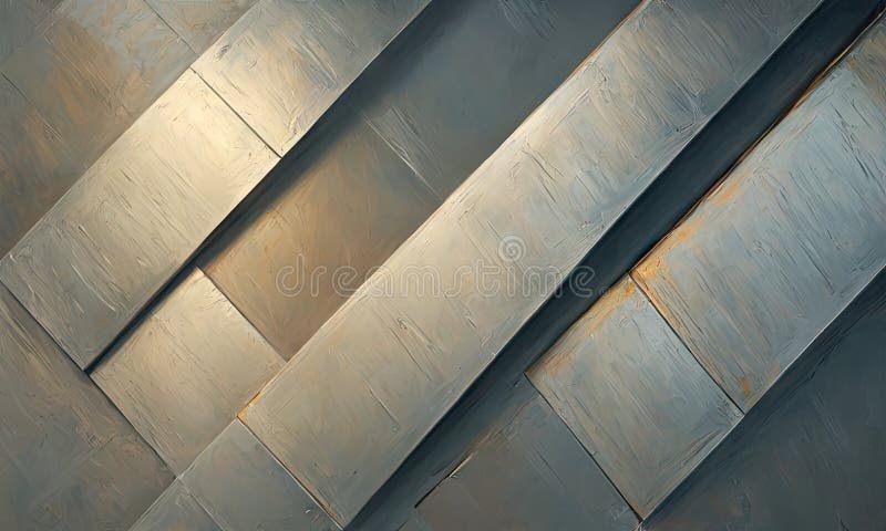 A Close Up of a Metal Surface with a Pattern of Squares on it. Stock ...
