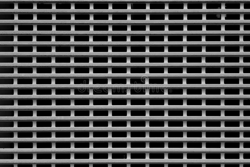 Close Up of Metal White Painted Grid Stock Image - Image of dark, metal ...