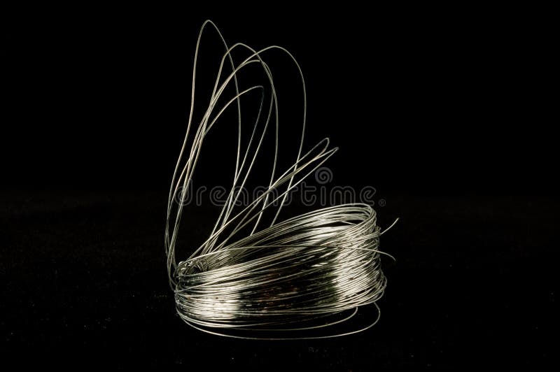 Close-up of metal wire stock photo. Image of wire, modern - 109971836