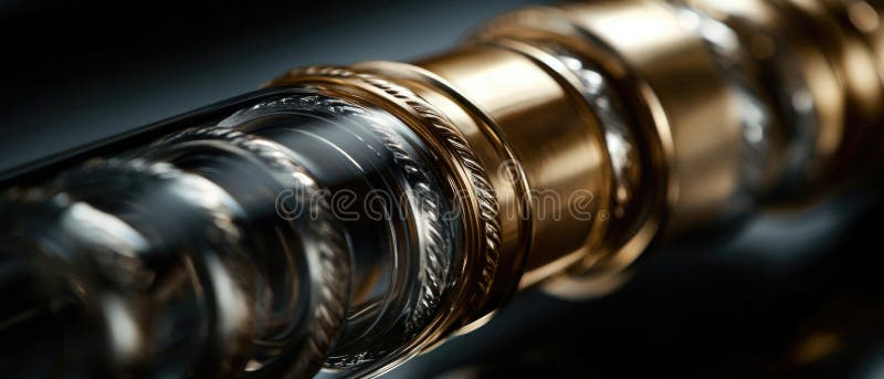 Close-up of a Metallic Item on a Surface, Great for Product or Texture ...