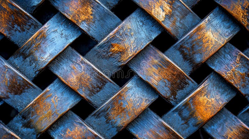 This is a Close-up of a Metallic-shaded Woven Pattern. Stock Photo ...
