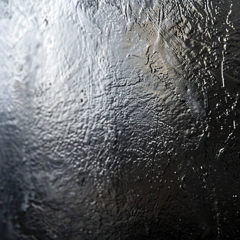 Close Up of a Metallic Wall Texture with a Shimmering Silver Finish, a ...