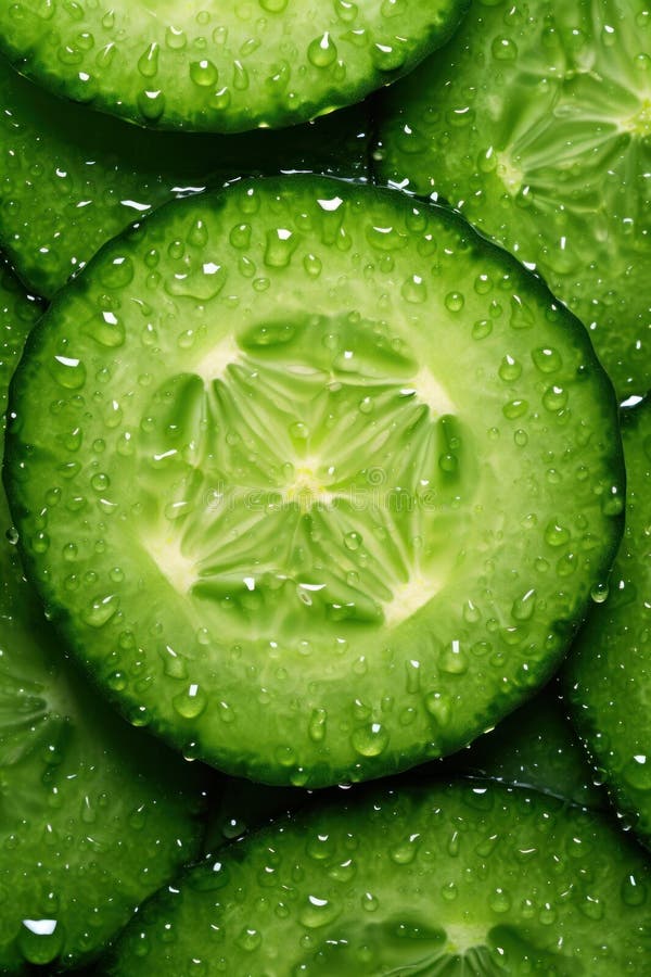 Cucumber Cross Section Stock Illustrations – 393 Cucumber Cross Section ...